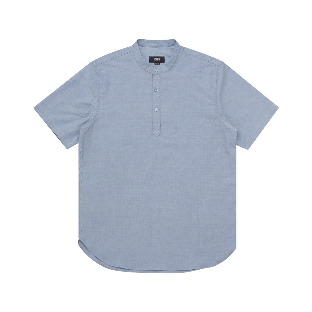Jual Screamous Kemeja Shortsleeve Shirt HAZEL LIGHT BLUE Kerah Shanghai ...