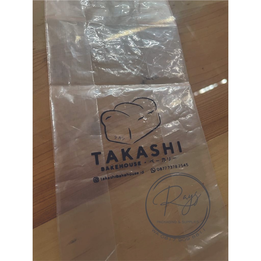 Jual Sablon printing plastik PE ukuran 10 Kemasan minuman kantong keresek | Shopee Indonesia