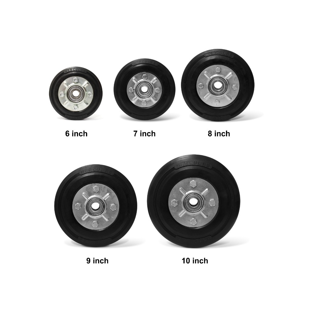 Jual Hercules - Castor Wheel Dop Plat 10 Inch Light Duty Roda Troli ...