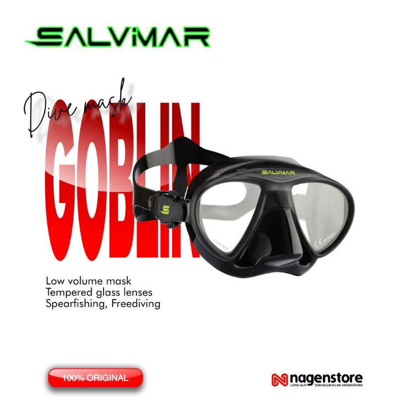 Jual Salvimar Goblin Low Volume Freediving Spearfishing Diving Mask ...
