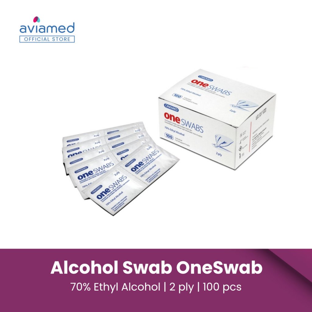 Jual Alcohol Swab One Swab / Alcohol Pads / Alcohol Wipes / Kapas ...