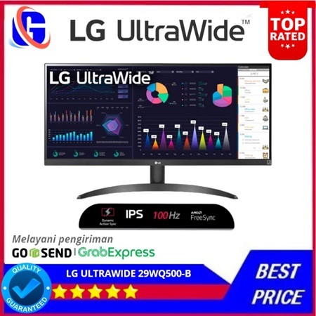 Jual LG UltraWide 29WQ500-B 29'' 21:9 UW FHD IPS Monitor AMD FreeSync ...