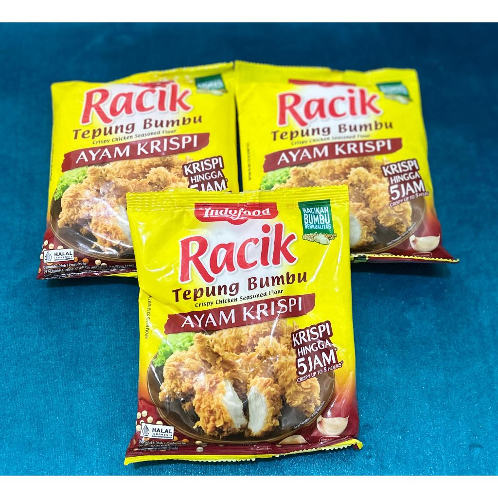 Jual INDOFOOD RACIK TEPUNG BUMBU AYAM KRISPI 210 GR | Shopee Indonesia