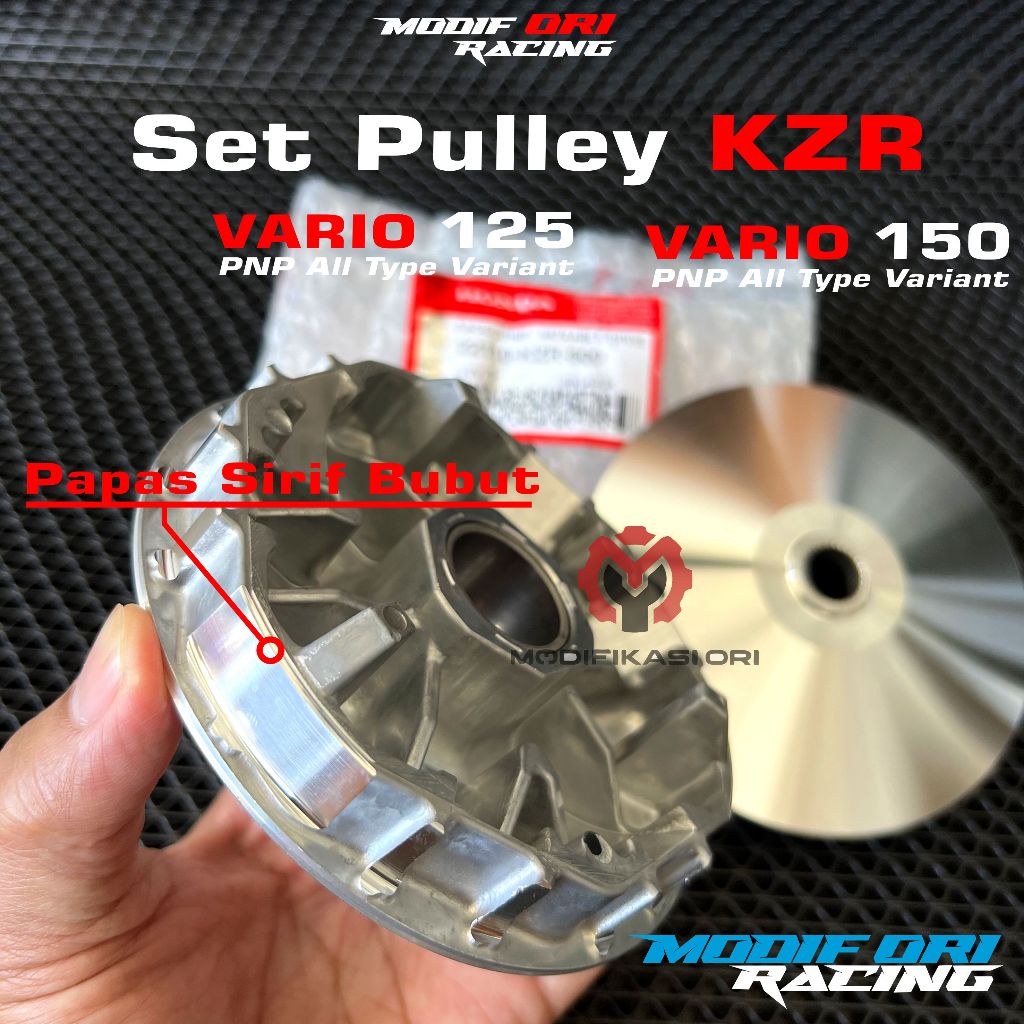 Jual Rumah Roller Vario PULLEY VARIO CUSTOM 1 SET BUBUT + KEROK JALUR ...