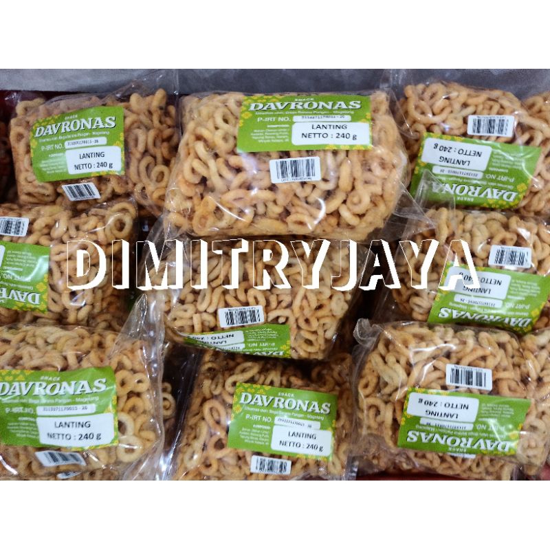 Jual Lanting / klanting manis pedas davronas 240 gram oleh oleh khas ...