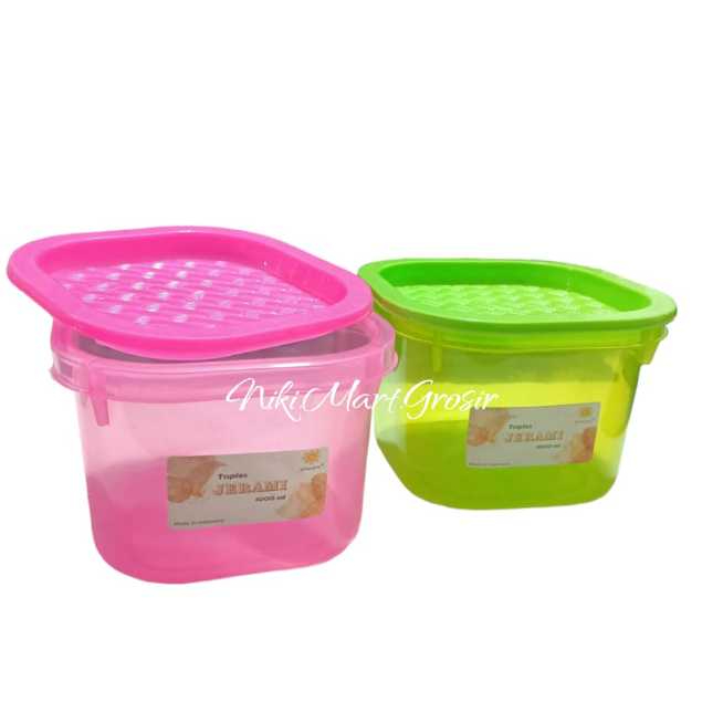 Jual Toples Plastik Tutup 1000 Ml / Toples Wadah Snack Permen 1 Liter ...