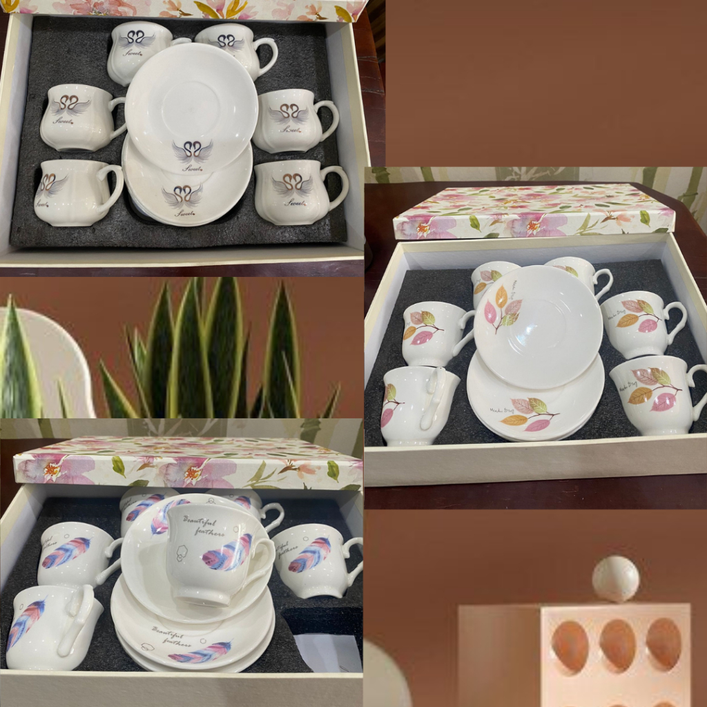 Jual SET Hampers kado cangkir + HardBox / SET HAMPERS 6 CANGKIR 6 ...