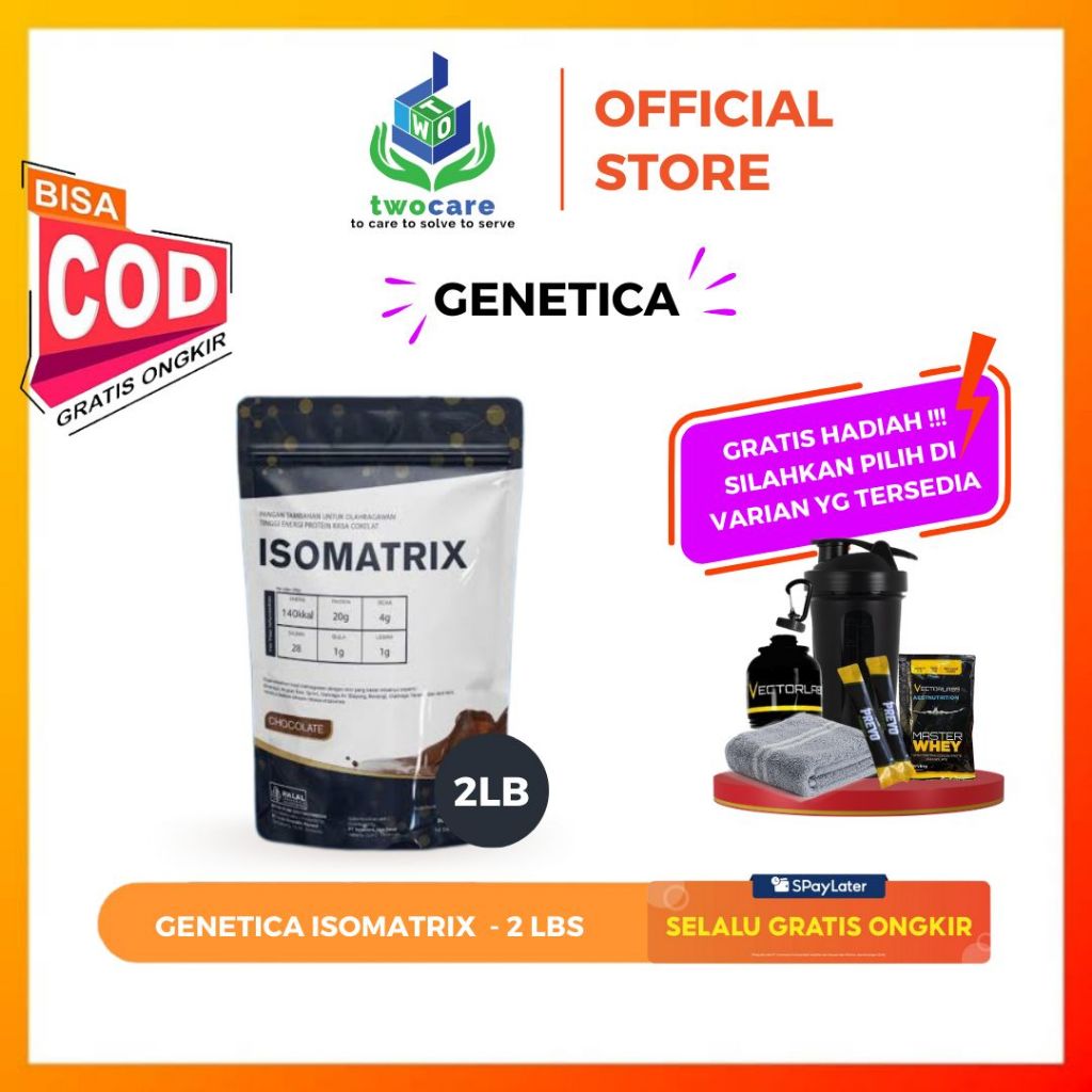 Jual Genetica Isomatrix 2 Lbs Protein Isolate Matrix | Shopee Indonesia