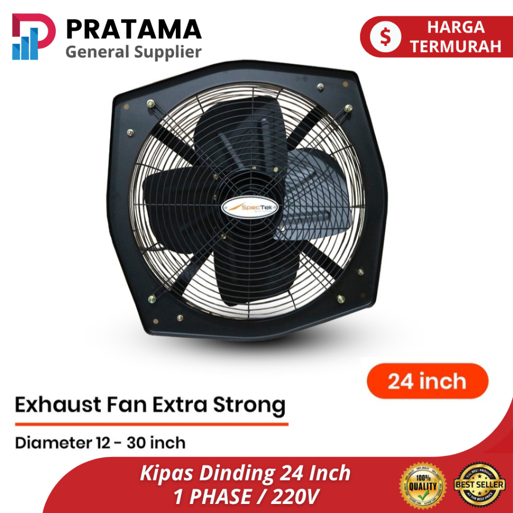 Jual Exhaust Fan Industrial Kipas Dinding 24 Inch 1 PHASE / 220V ...
