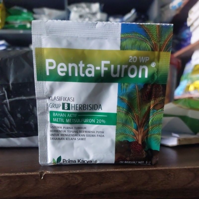 Jual Herbisida Penta Furon 20 WP Primafuron pentafuron 5 gr | Shopee ...