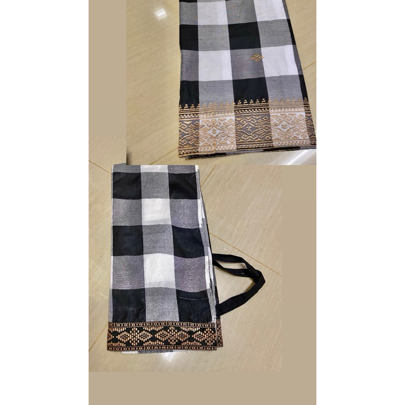 Jual Saput Kampuh Poleng Catur Bordir | Pakaian Adat Bali Pria Cowok ...