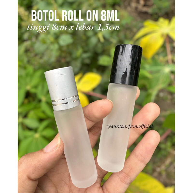 Jual BOTOL ROLL ON 8ml (doff) sudah + bable | Shopee Indonesia