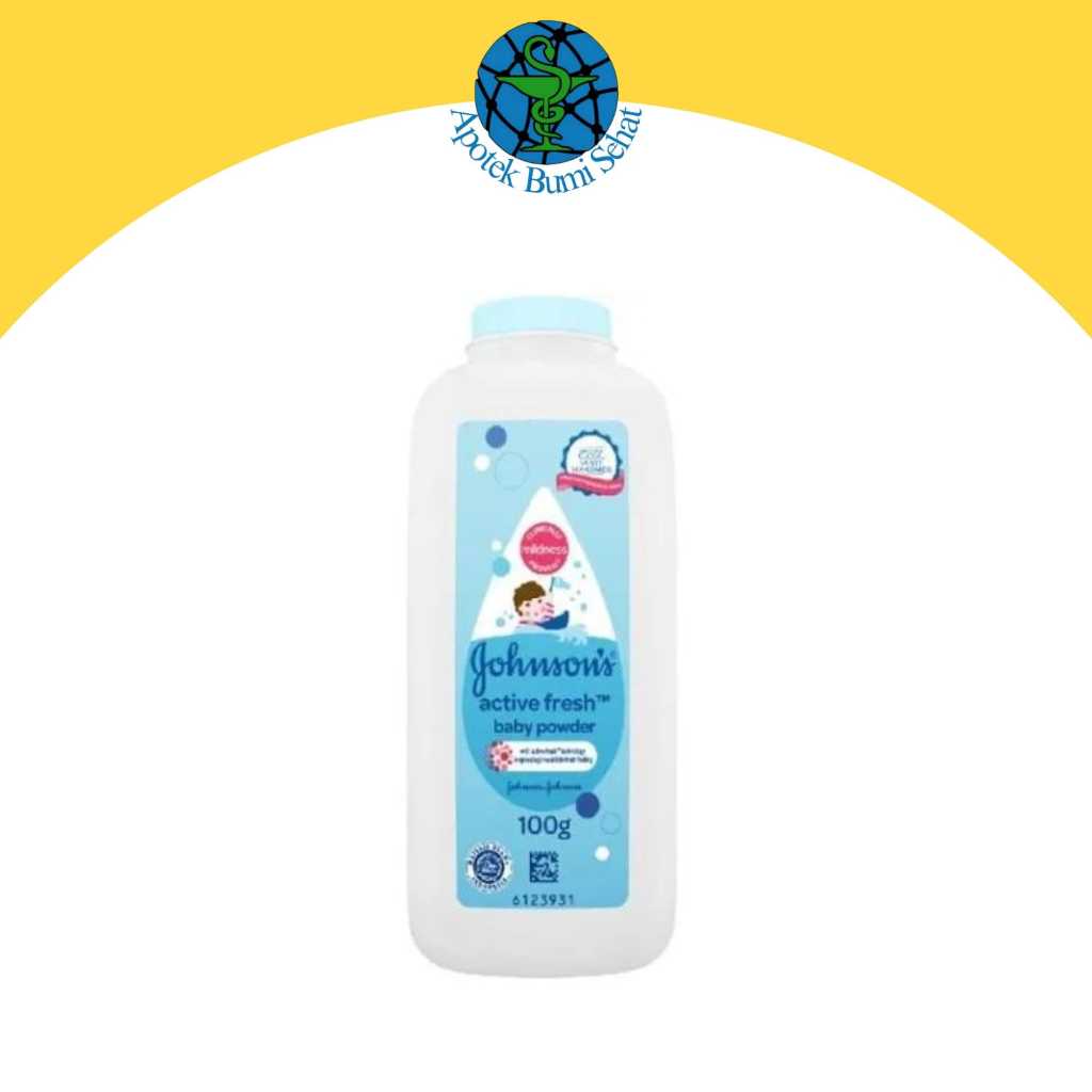 Jual Johnsons Baby Powder Active Fresh 100Gr | Shopee Indonesia