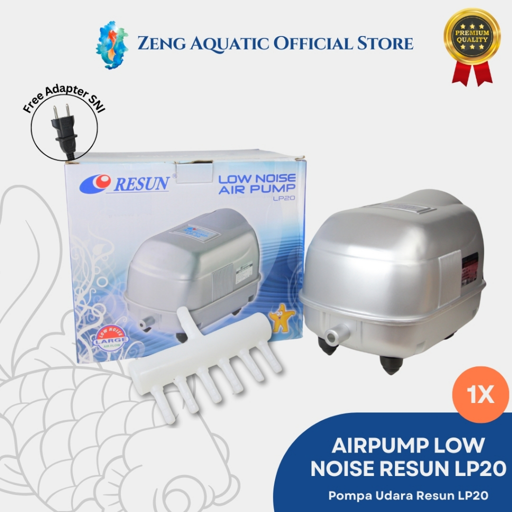 Jual Resun Aerator LP20 LP 20 Low Noise Air pump Pompa Udara Kapasitas ...