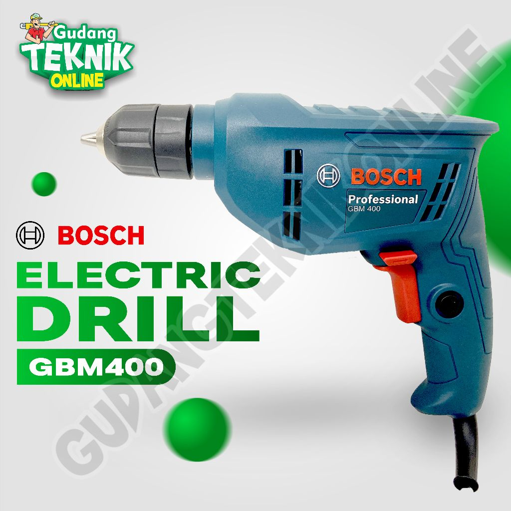 Jual Mesin Bor Tangan 10mm GBM400 BOSCH / Mesin Bor Listrik 10 mm GBM ...