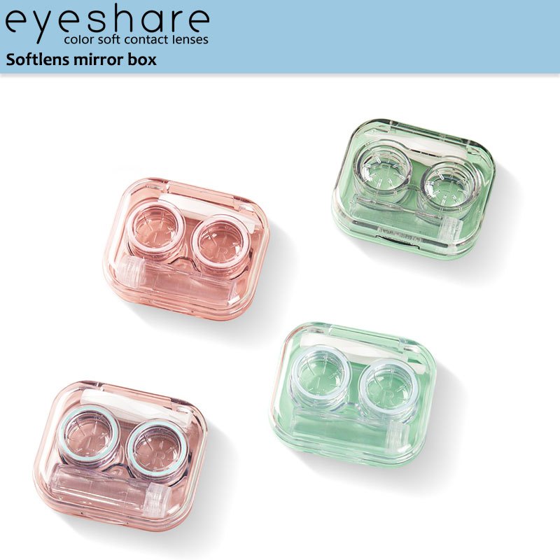 Jual Eyeshare Softlen case softlens case warna transparan all-in-one ...