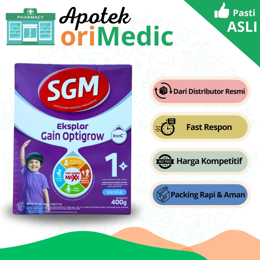 Jual SGM Eksplor Gain Optigrow 1 plus 400g | Shopee Indonesia