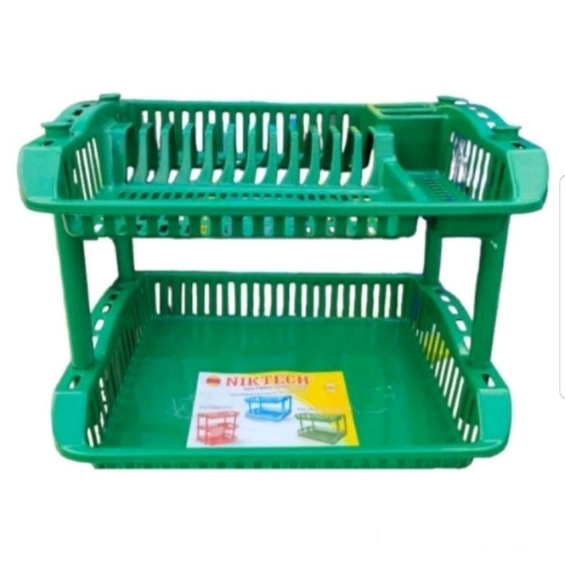 Jual Rak Piring Susun 2 | Rak Piring Plastik Warna 2 Susun | Shopee ...