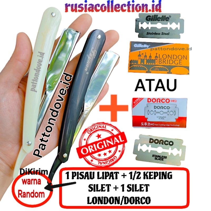 Jual PISAU CUKUR LIPAT LENGKAP DENGAN SILET DORCO KOREA SILET LONDON ...