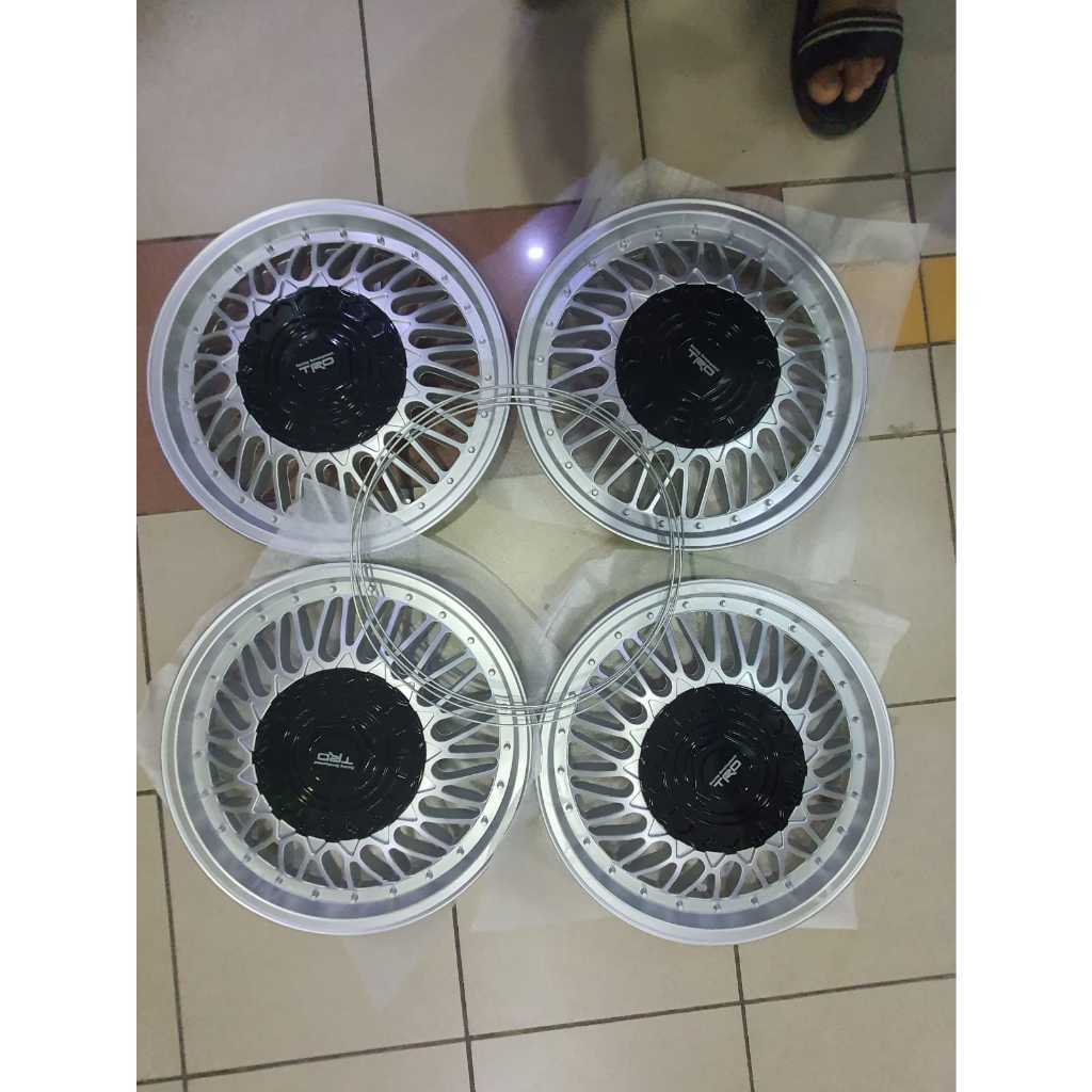 Jual Dop velg Chrome komb hitam R13/R14 mobil universal | Shopee Indonesia
