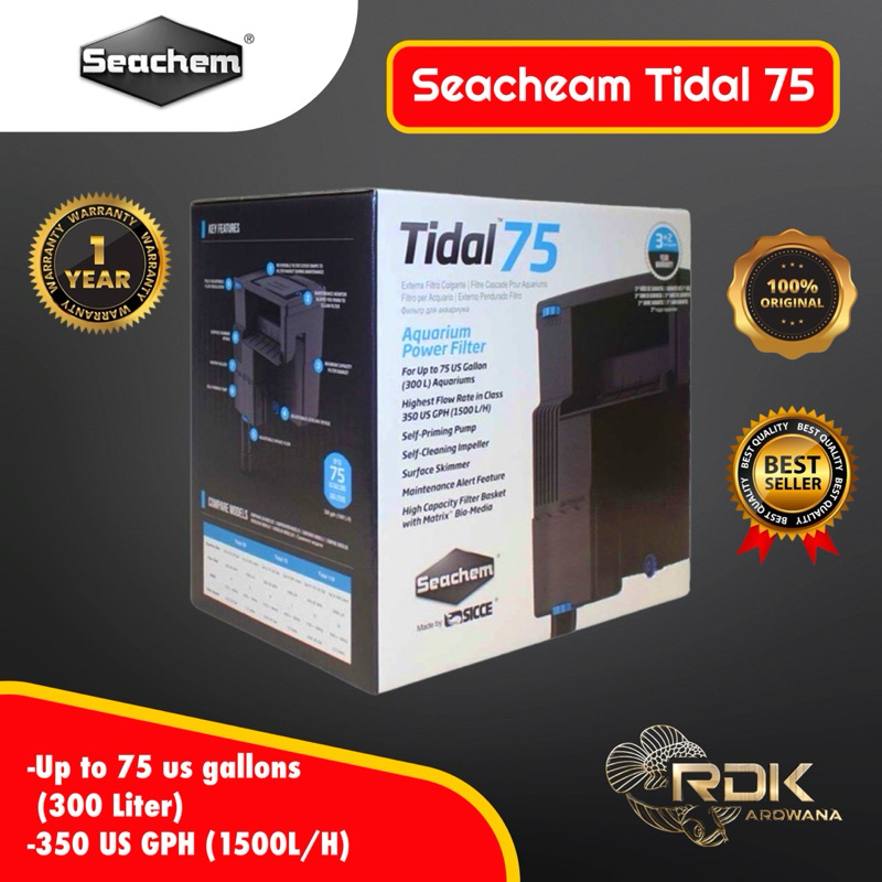 Jual Seachem Tidal 75 Aquarium filter Laut | Mesin Filter Aquarium Laut ...