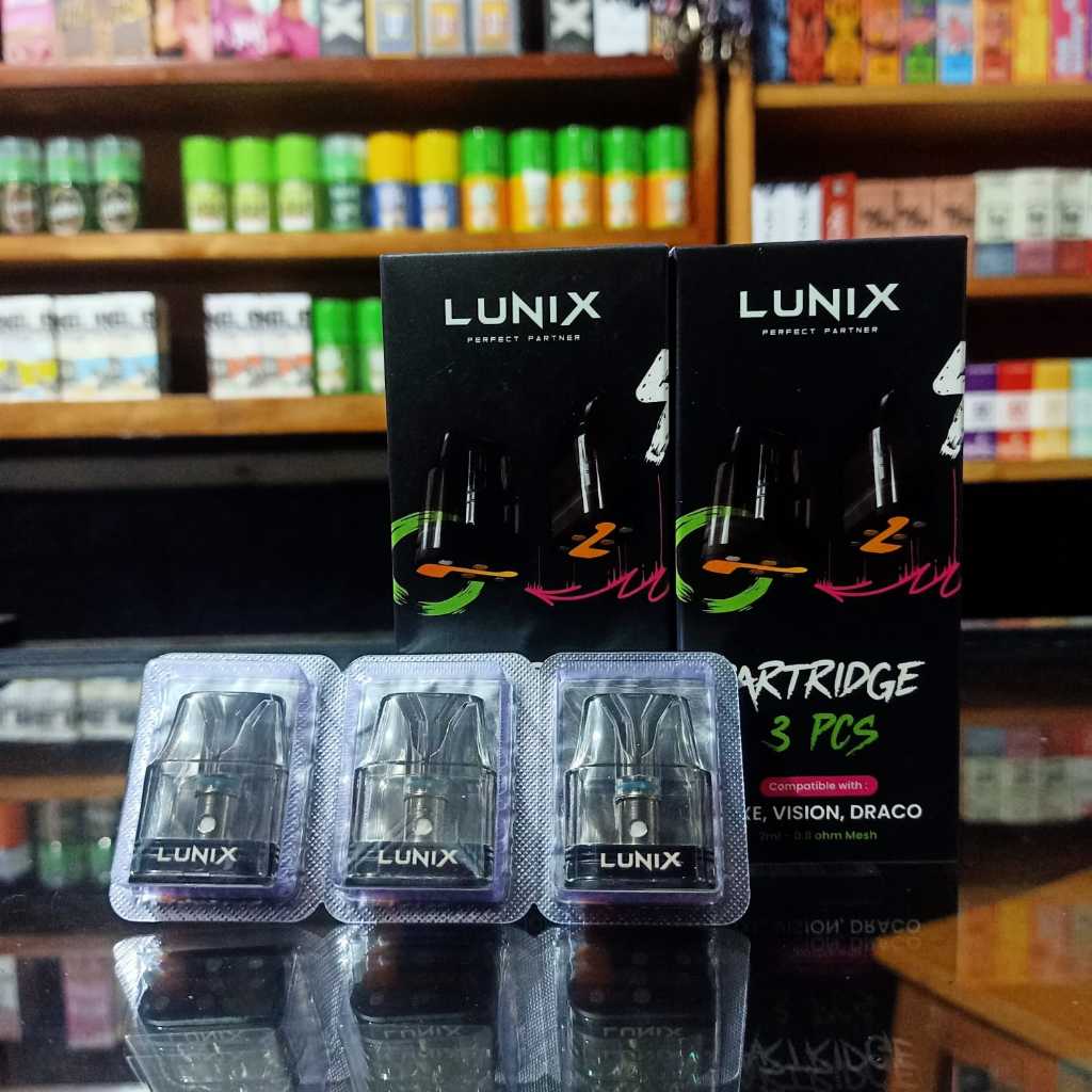 Jual Cartridge Lunix Vision Original Vape Pod Refill Authentic | Shopee ...