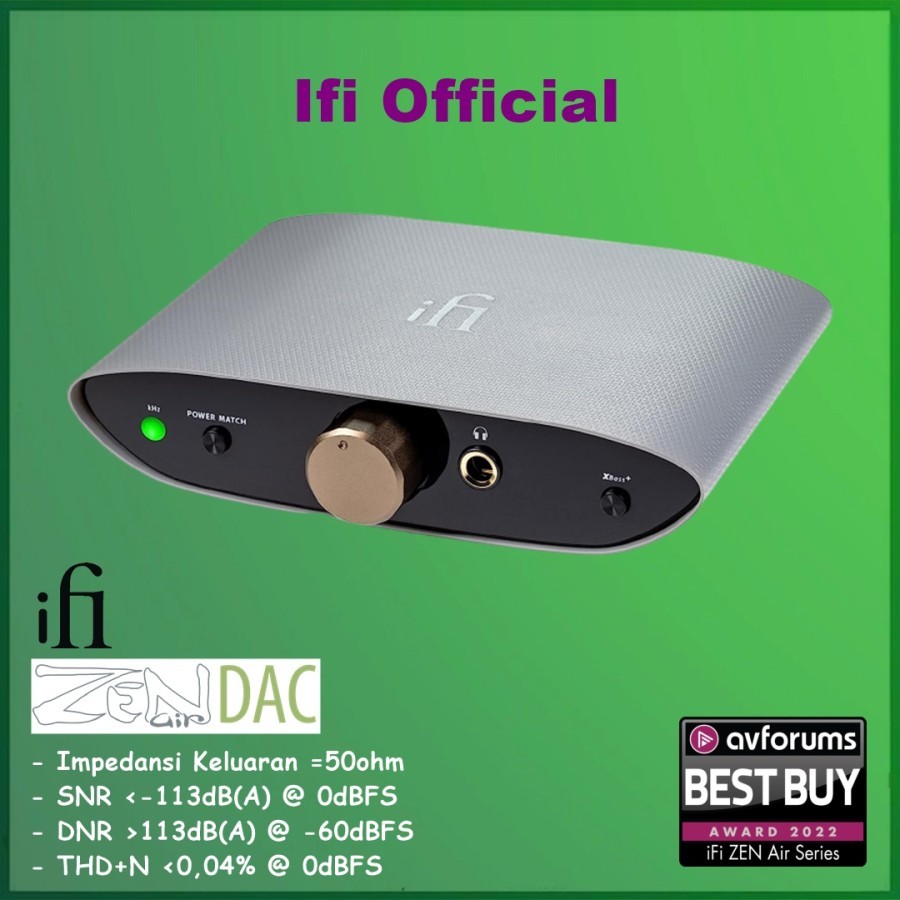 Jual IFi Zen Air DAC - High Resolution DAC - MQA Renderer AMP Amplifier ...