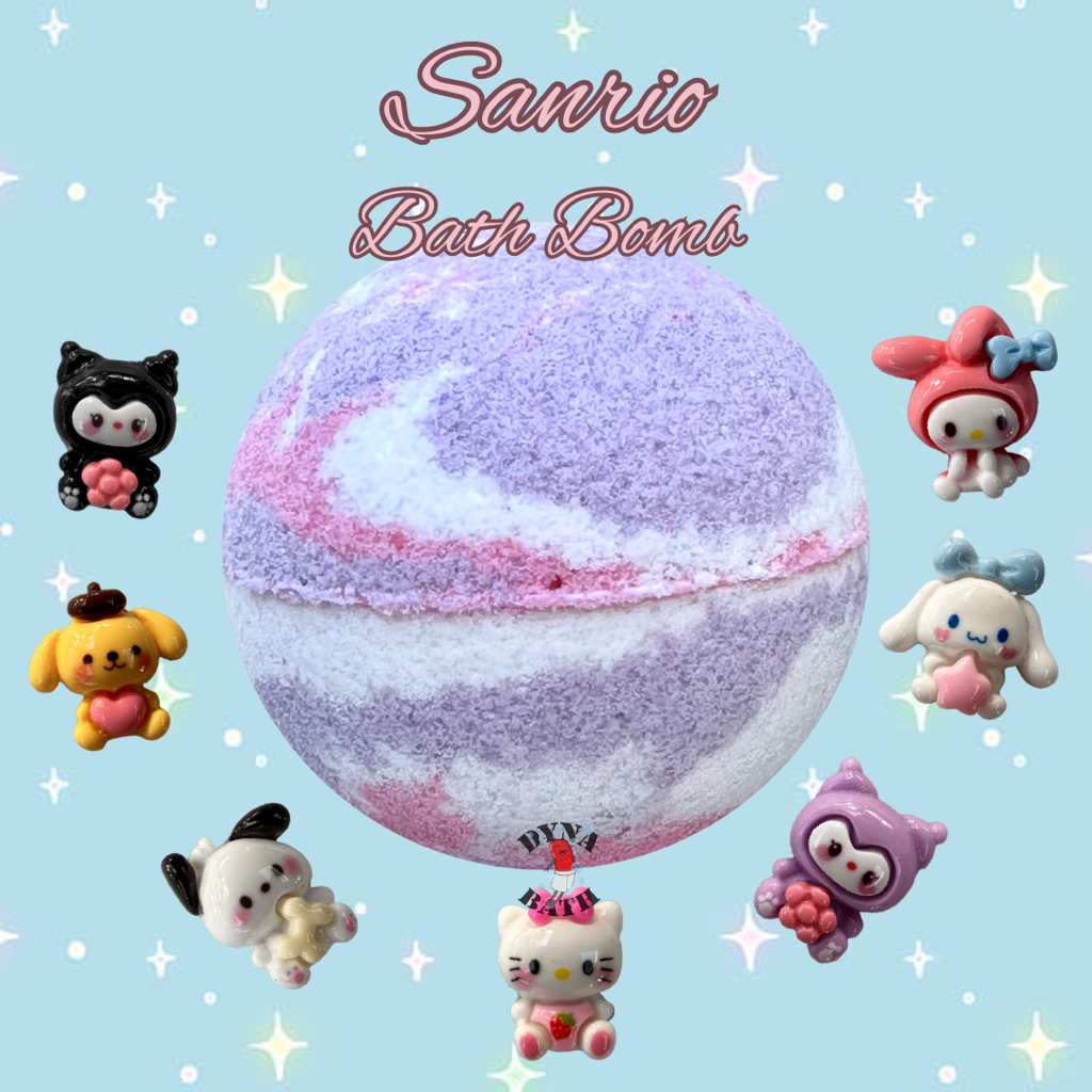 Jual Sanrio bath bomb with toys bath bomb isi mainan karakter sanrio by ...