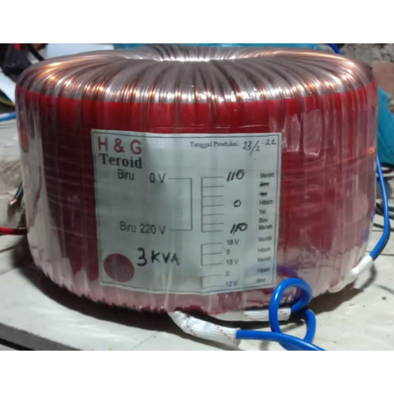 Jual TRAFO TEROID 3 KVA 110 VAC | Shopee Indonesia
