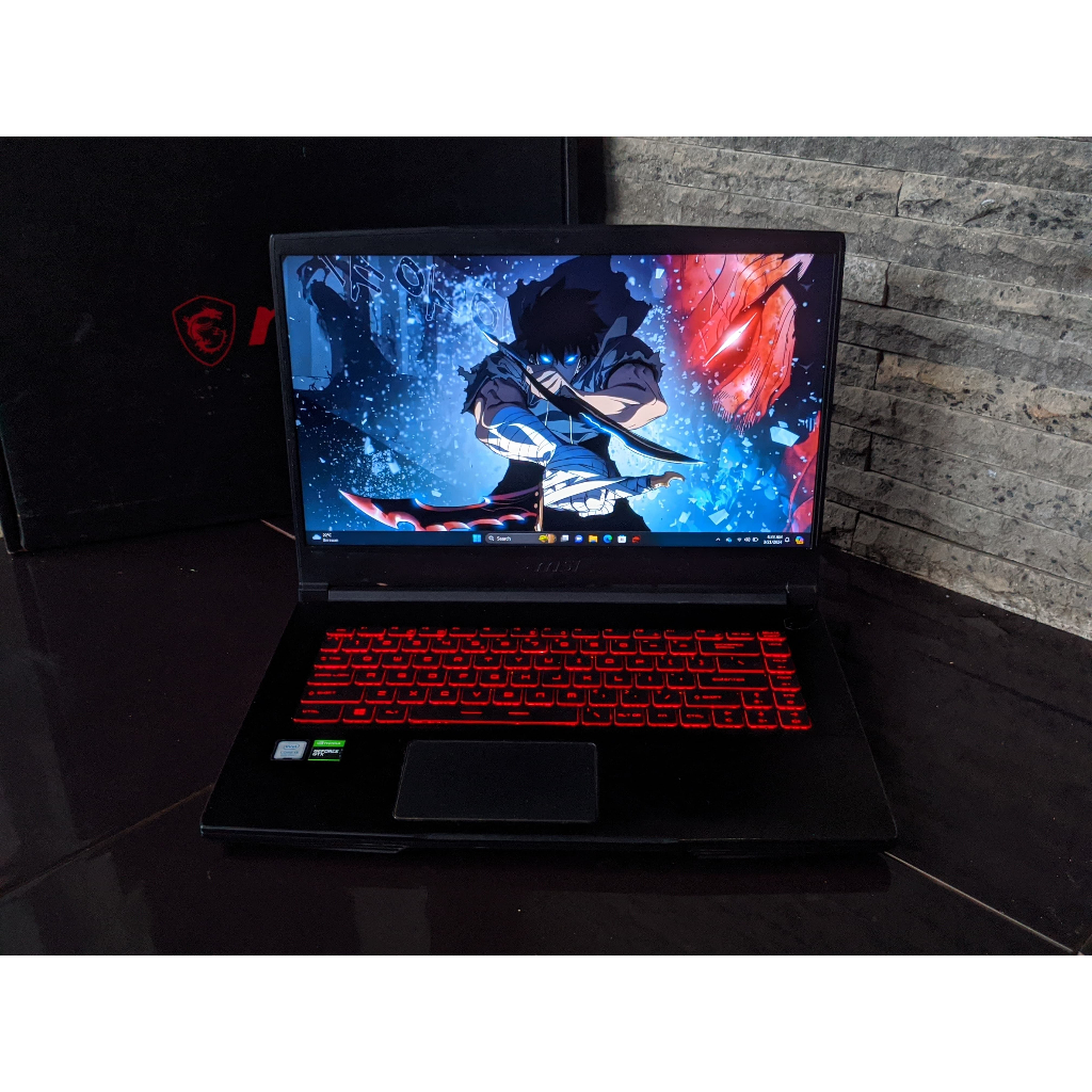 Jual Laptop Gaming MSI GF63 Thin 9RCX | Core i5 Gen 9 | GTX 1050 TI | 16 GB RAM | Shopee Indonesia