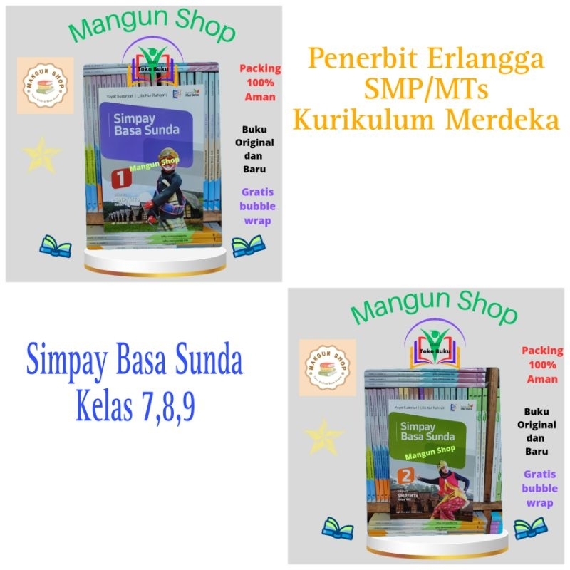 Jual SIMPAY BASA SUNDA SMP KELAS 7,8,9 Kurikulum Merdeka Erlangga ...