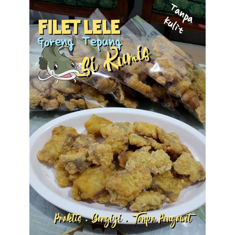 Jual FILET LELE GORENG TEPUNG /full daging /tanpa kulit/tanpa duri ...