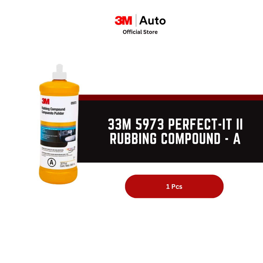 Jual 3M 5973 Perfect-it II Rubbing Compound - Kompon untuk menghilangkan baret atau baret bekas ...