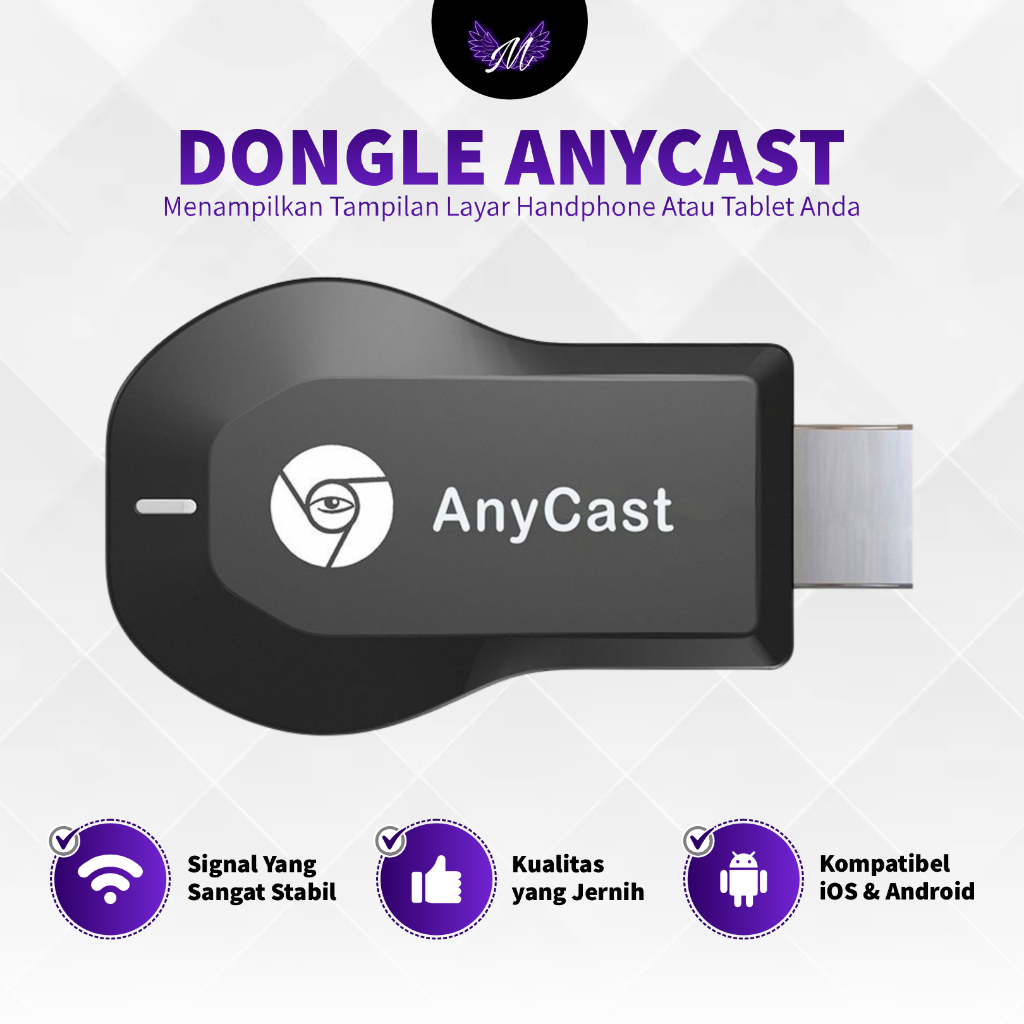 Jual HDMI Anycast Dongle Wifi Konektor Mediatech Display Receiver ...