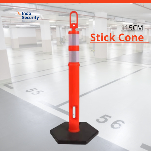 Jual Stick Cone Dasar Karet Rubber Berat Kokoh Anti Angin/Tanpa di isi ...