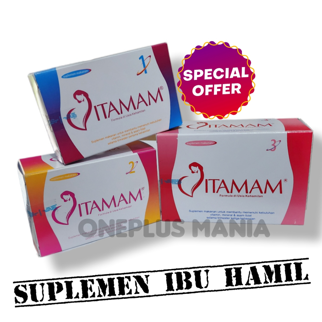 Jual VITAMAM 1 2 3 SUPLEMEN IBU HAMIL | Shopee Indonesia