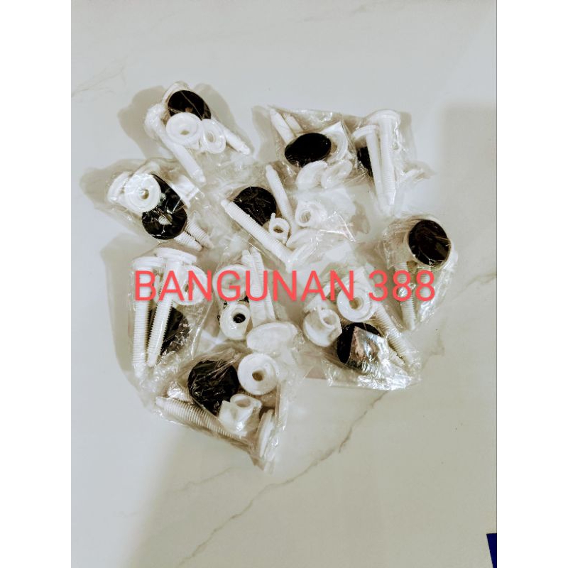 Jual Baut Tutup Kloset PVC/Baut Tutup Kloset Duduk | Shopee Indonesia