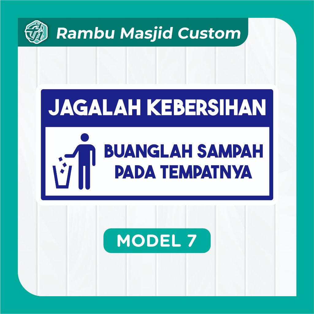 Jual Akrilik/ Rambu/ Sign Masjid Arah Tempat Wudhu- 30cm x 15cm ...