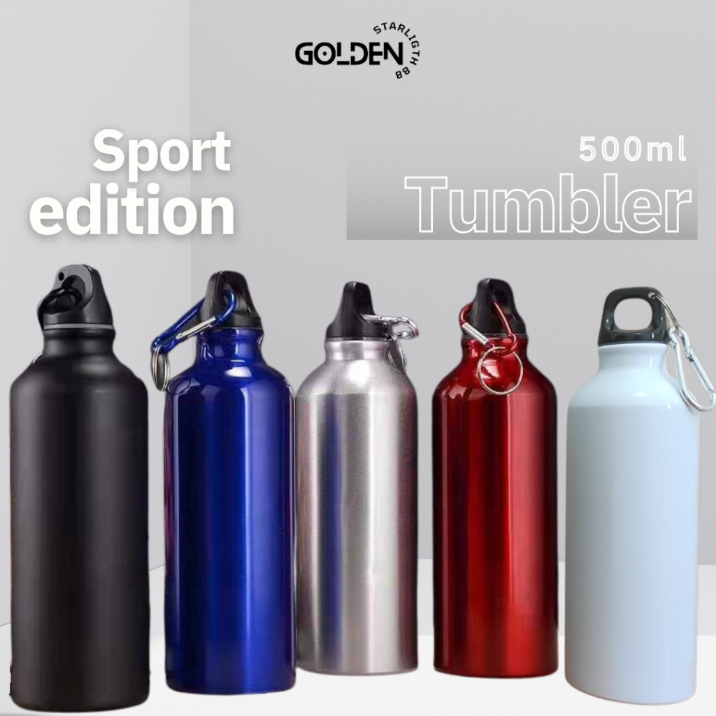 Jual Botol Sport Carabiner Outdoor Polos 500ml polos/ CUSTOM TUMBLER ...