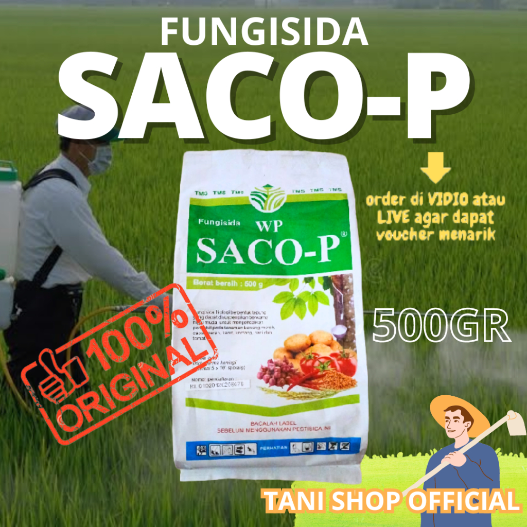 Jual Fungisida Saco-P WP - 500gr | Trichoderma sp. | Atasi Penyakit ...