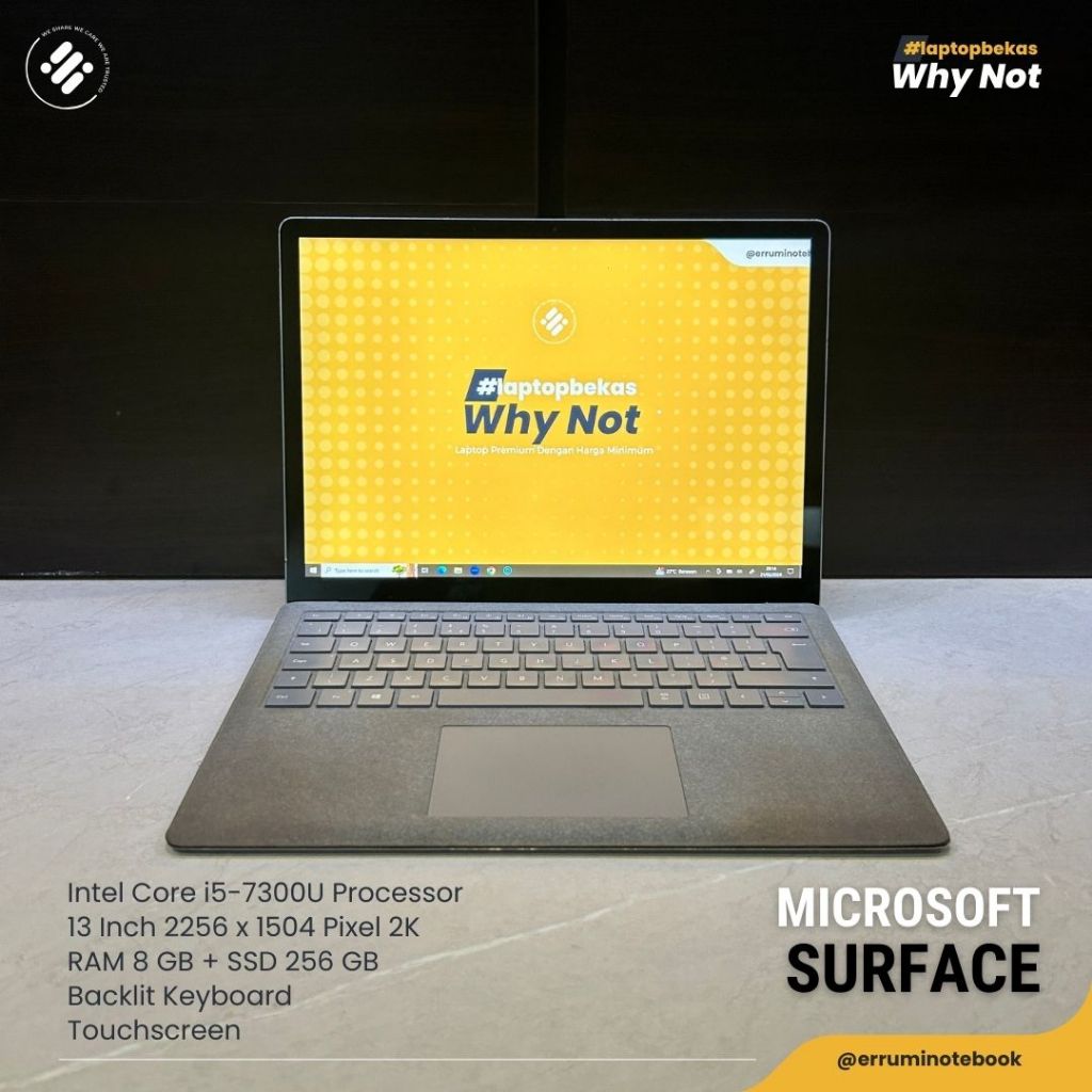 Jual MICROSOFT SURFACE CORE I5 TOUSCHSCREEN 2K RAM 8 SSD 256 ...
