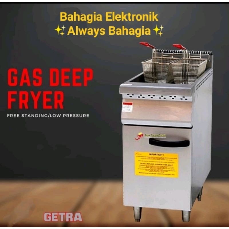 Jual GETRA GAS DEEP FRYER GF-20FS LOW PRESSURE GARANSI RESMI | Shopee ...