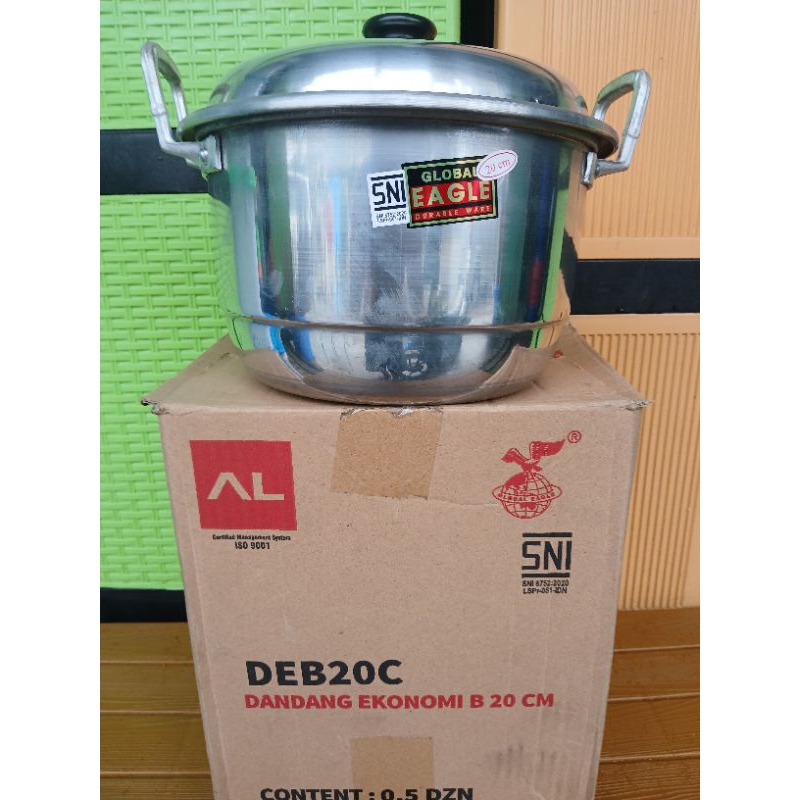 Jual LANGSENG -PANCI DANDANG KUKUS 20 CM 1 LITER ALUMINIUM GLOBAL EAGLE ...