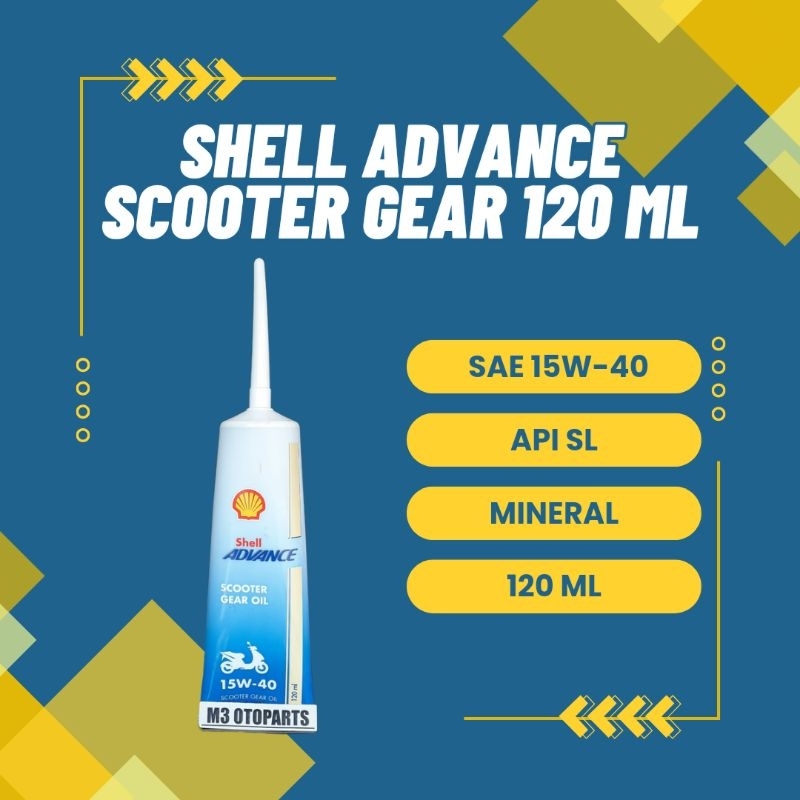 Jual Shell Advance Gear Oil Matic | 120 ml - Oli Gardan Motor Matic ...