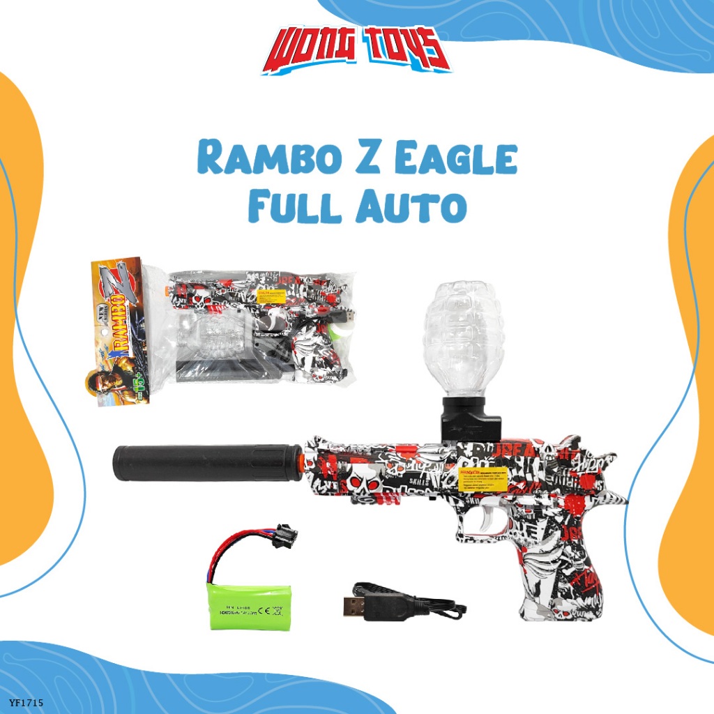 Jual Rambo Z Eagle Full Auto (YF1715) - Mainan Tembakan Rambo Z ...