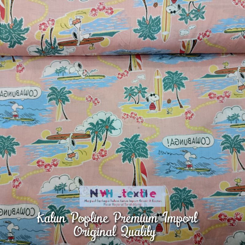 Jual Kain Katun Popline Premium Import Original Quality | Shopee Indonesia
