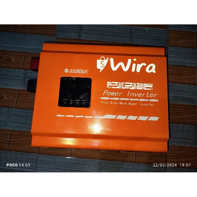 Jual KENIKA Solar Power Inverter Pure Sinewave DC 12V 1000W KTC-1K12 ...