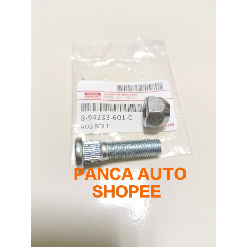 Jual Baut hub bolt nut roda isuzu panther 2500cc 2.5 ori | Shopee Indonesia