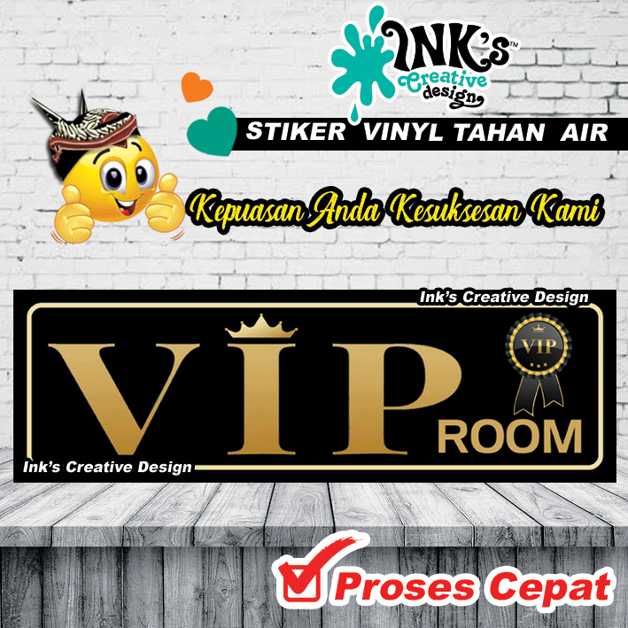 Jual Stiker Ruang VIP - VIP ROOM - Hotel - motel - penginapan - gedung ...