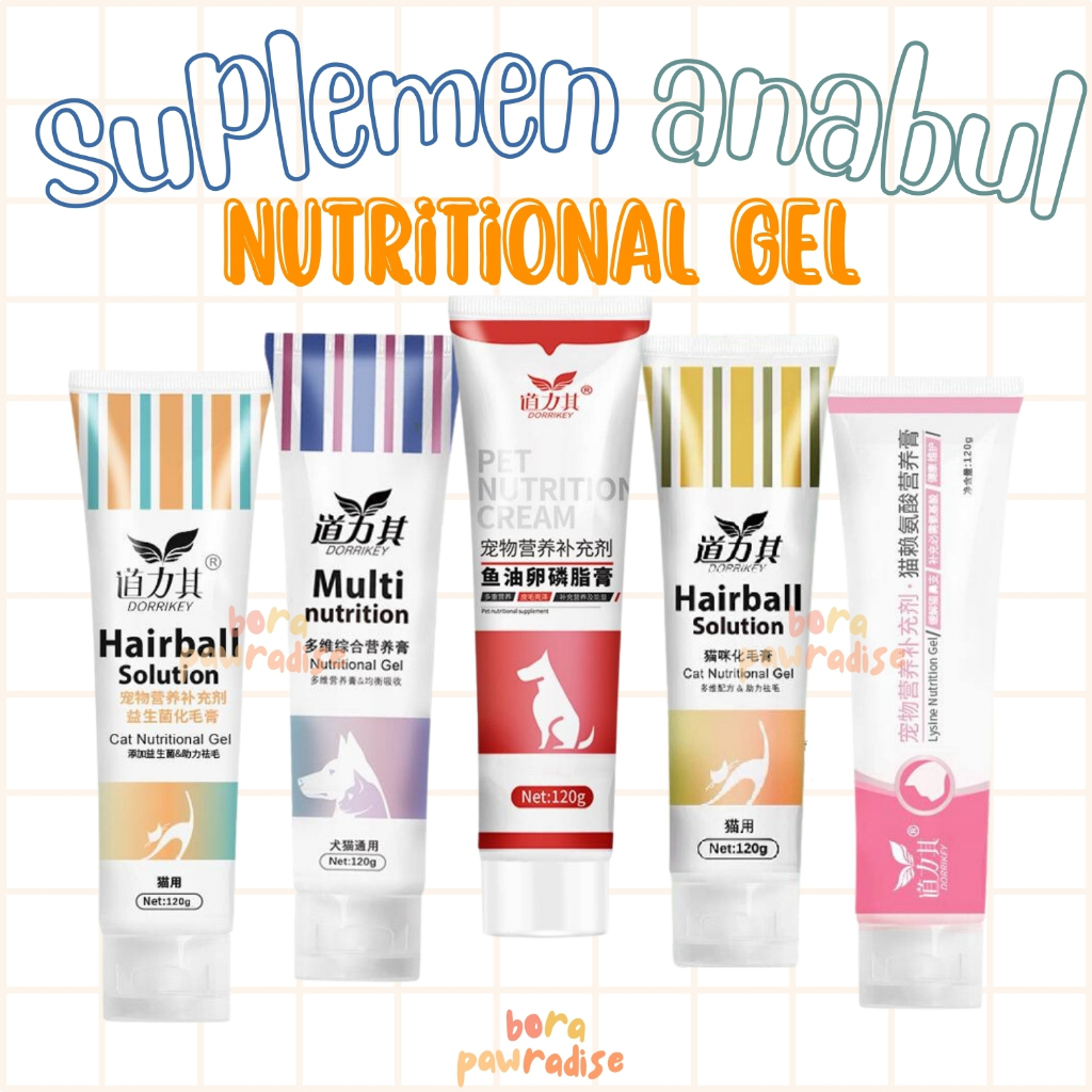 Jual Suplemen Kucing Anjing Hairball Solution Suplemen Bulu Daya Tahan ...